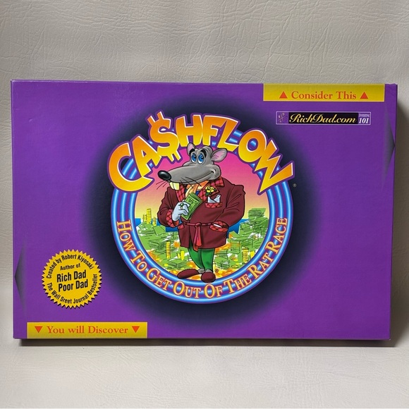 Toys | Cashflow Board Game Rich Dad Poor Dad Robert Kiyosaki Investing ...